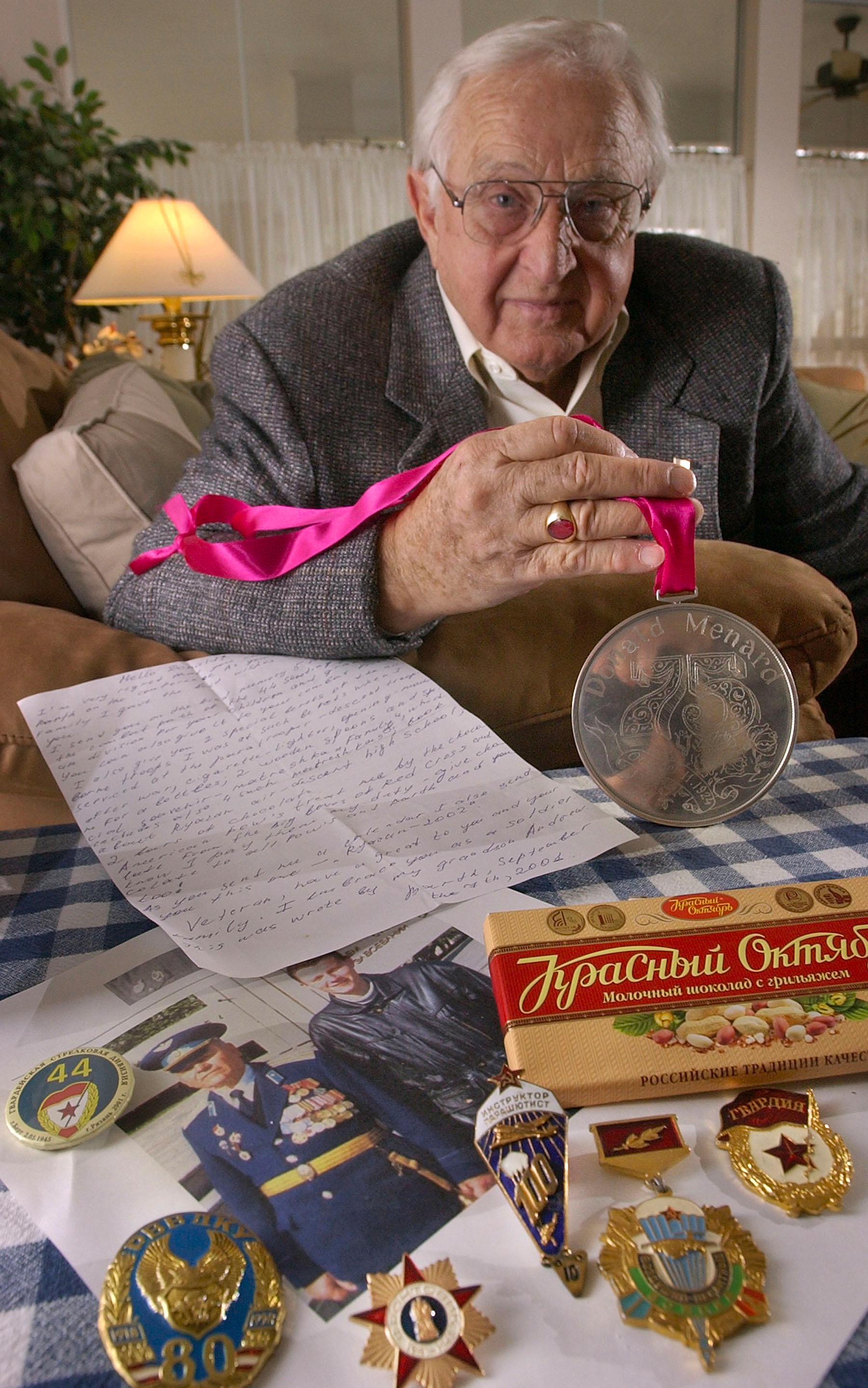 Over half-century later, POW corresponds with liberator – WW2: The Big One